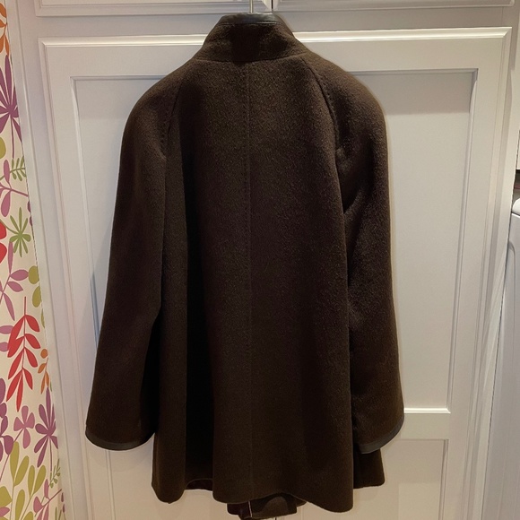 Basler | Jackets & Coats | Basler Mohair Coat Wleather Trim | Poshmark
